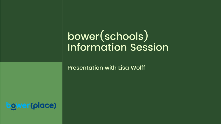 Online Workshops | Bower Place